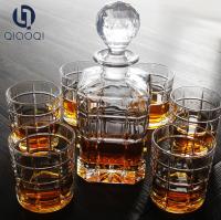 China Unique Most Popular wine decanter and glass set for sale