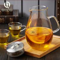 China Hiqh Quality Borosilicate Glass Cold water pots Water Jug With Lid for sale