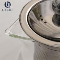 China Hot Sale Custom Design High Quality Glass Teapot with Colorful Dragon Handle for sale