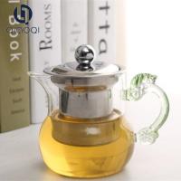 China Hot Sale Custom Design High Quality Glass Teapot with Colorful Dragon Handle for sale