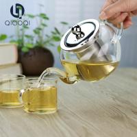 China 500ml Borosilicate Glass Teapot With Infuser tableware for sale