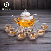 China FDA Heat Resistant glass tea pot chinese glass tea pot for sale