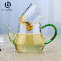 China Table Decoration Nice Looking various volume glass teapot for sale