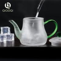 China Table Decoration Nice Looking various volume glass teapot for sale