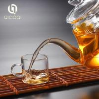 China 1.2L Chinese Design Good Quality Hand Blown Glass Tea Pot for sale