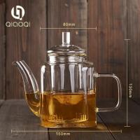 China heat resistant glass teapot 360ml for sale
