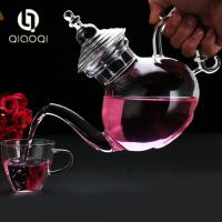 China Cheap Price Custom First Grade glass tea pot for blooming tea for sale