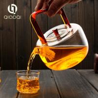 China Direct Factory Price Good Quality handmade glass tea pot 650ml for sale