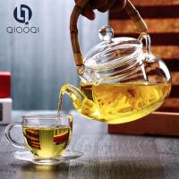 China Low Price Promotional glass tea pot with fashionable design for sale