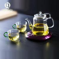 China New Coming Custom Design handmade small glass tea pot made in China for sale