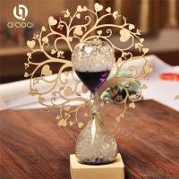 China Creative bubble hourglass with wood base Gifts and Souvenirs for sale