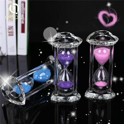 China creative gift 30mins glass hourglass home Decoration for sale