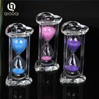 China creative gift 30mins glass hourglass home Decoration for sale