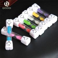 China Hot selling 2mins smile face tooth timer hourglass for kids for sale