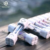 China Hot selling 2mins smile face tooth timer hourglass for kids for sale