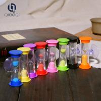 China 3 minutes Mini Shower Plastic Sand Clock Timer With Suction Cup for sale