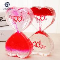 China Top Quality Cute Promotion acrylic oil sand timer hourglass Factory for sale