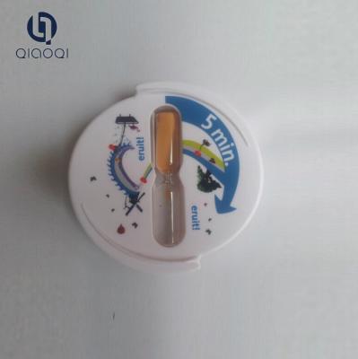 China 3/5 minutes Plastic hourglass wholesale Hourglass bath partner for sale