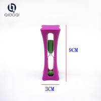 China Personalized Plastic 3 minute sand timer for kids for sale