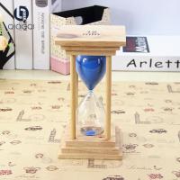 China new products antique Large wooden hourglass square 15, 30 minutes for sale