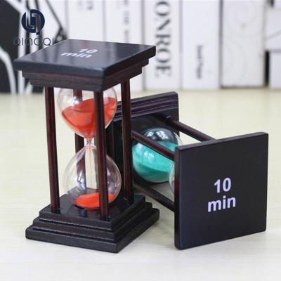 China new products antique Large wooden hourglass square 15, 30 minutes for sale