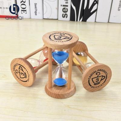 China Exported to Japan round wood hourglass three minutes for sale