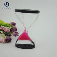 China Direct Factory Price Cute Promotion acrylic liquid oil hourglass timer for sale