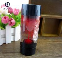 China Creative oil hourglass Double volcanic eruption floating hourglass for sale