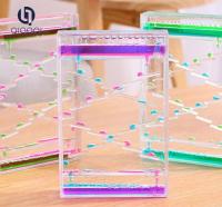 China Customized Promotional Square Acrylic Oil Drops Oil Drop Paperweight for sale