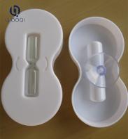 China Plastic suction toys hourglass sand timer 5 minutes for sale
