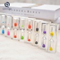 China New Hot Sale Home Decoration home decoration crystal resin hourglass sand timer for sale