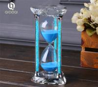 China Professional manufacturer Exquisite Workmanship crystal hourglass sand timer For Wedding Souvenirs gifts for sale