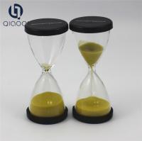 China Home decoration and gift for kids clear glass 3 minutes hourglass sand timer with colorful sand. for sale