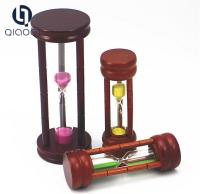 China Creative wooden frame hourglass sand timer for desk decration for sale