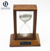 China Square Wood Custom Made 1 hour Sand Timer Hourglass Souvenirs for sale
