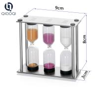 China Promotion metal clock 3 in 1 tea sand timer wholesale for Promotion Gifts for sale