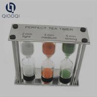 China Promotion metal clock 3 in 1 tea sand timer wholesale for Promotion Gifts for sale