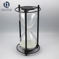 China Promotional metal frame hourglass 30 min metal sand timer for sale