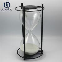 China Promotional metal frame hourglass 30 min metal sand timer for sale