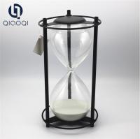 China Promotional metal frame hourglass 30 min metal sand timer for sale