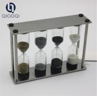 China hot selling 4 in1 metal frame hourglass timer for tea for sale