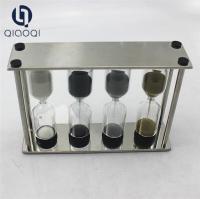 China hot selling 4 in1 metal frame hourglass timer for tea for sale