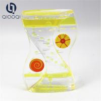 China Bottom Price Eco Friendly acrylic purple hourglass sand timer for students for sale