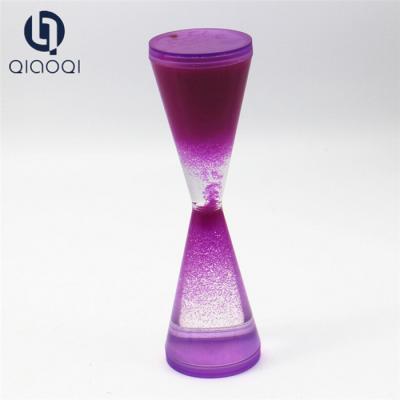 China Promotional unique custom hourglass liquid oil timer for sale