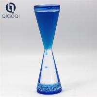 China Promotional unique custom hourglass liquid oil timer for sale
