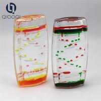 China wholesale cheap promtion gifts acrylic oil sand timer hourglass for sale