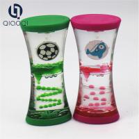 China Kids Beauty Acrylic Crafts Toy Liquid Oil Hourglass for Sale for sale