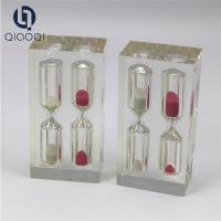 China Souvenir Gifts Decorative Resin 2 in 1 Sand Clock for Sale for sale