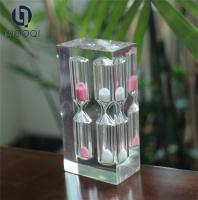 China Souvenir Gifts Decorative Resin 2 in 1 Sand Clock for Sale for sale