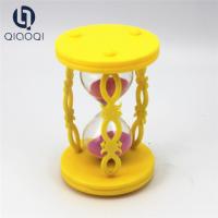 China Colorful 1,3,5 Minute Plastic mini clock toy for kids for sale